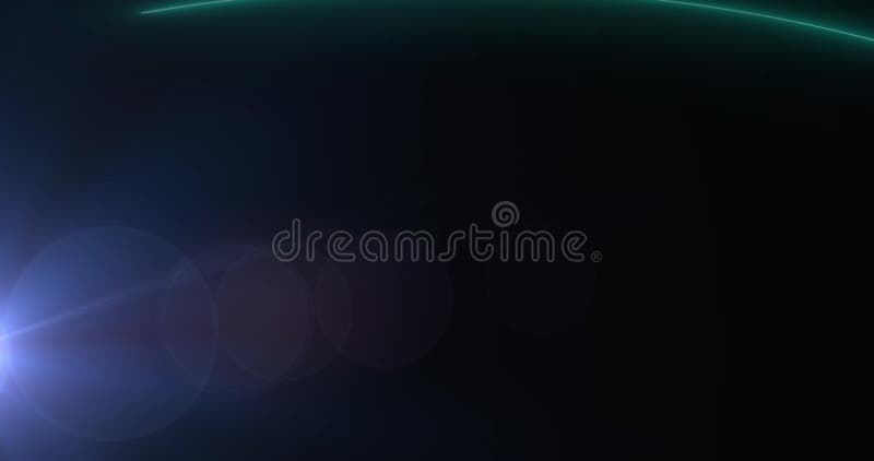 Animation of Blue Glowing Light on Blue Background Stock Footage ...