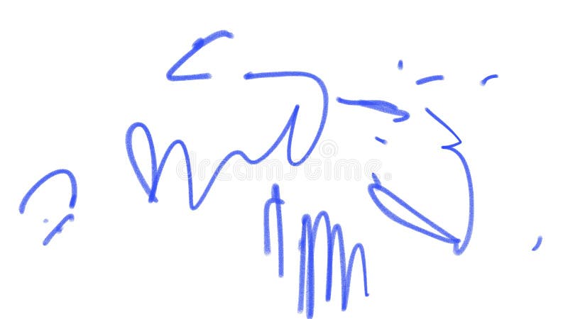 Animation of Blue Lines on a White Screen. Stock Video - Video of ...