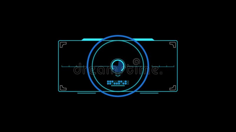 Circle Target Object Position Center Greenscreen Motion Animation Stock ...