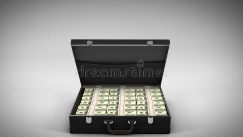 Briefcase opening stock footage. Video of graphic, creation - 218365590