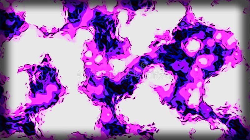 Animation of Bright Molecular Liquid with Spots. Design. Moving ...