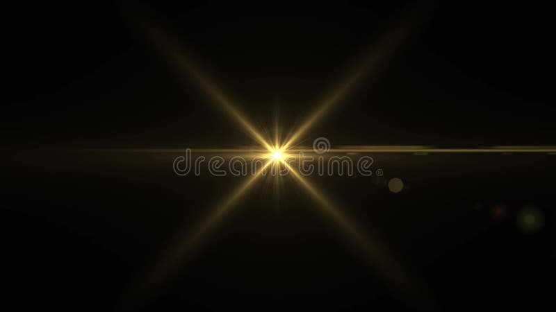 Animation of a Bright, Radiant Light Source Against a Dark Background ...