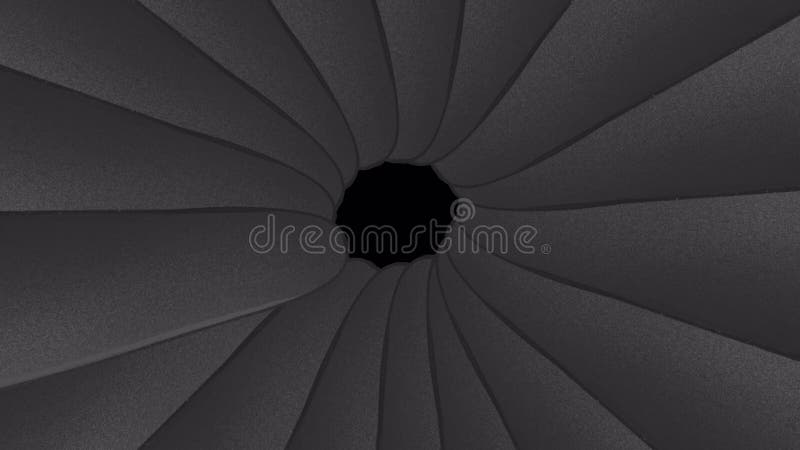 Animation of a Camera Shutter with a Flash on a Black Screen. Stock ...