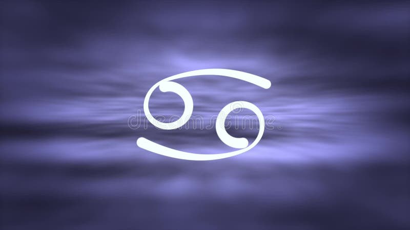 Animation of Cancer Zodiac Sign Stock Footage - Video of background ...