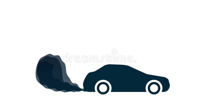 Animation of Car Exhaust. Clouds of Smoke. Smog. Stock Video - Video of ...