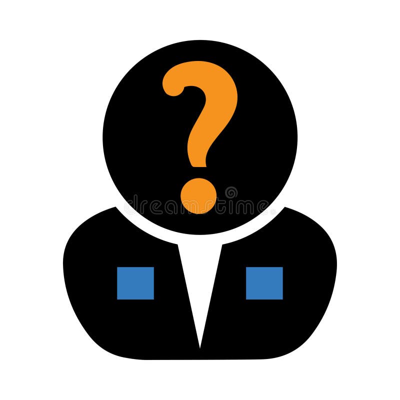 Animation, Cartoon, Asking, Question Mark, Character Icon Stock Vector ...