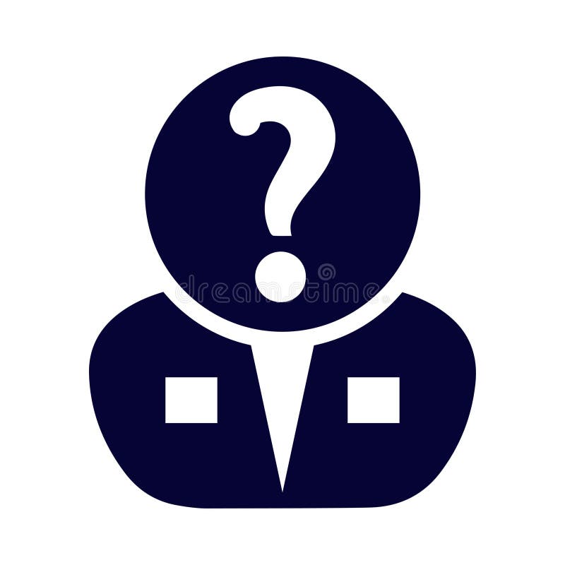 Animation, Cartoon, Asking, Question Mark, Character Icon Stock Vector ...