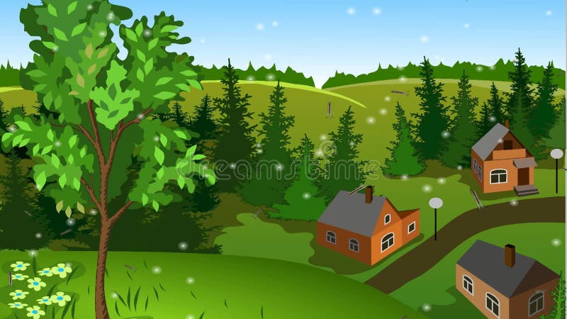 Changing Seasons Next To Stream Stock Footage - Video of winter ...