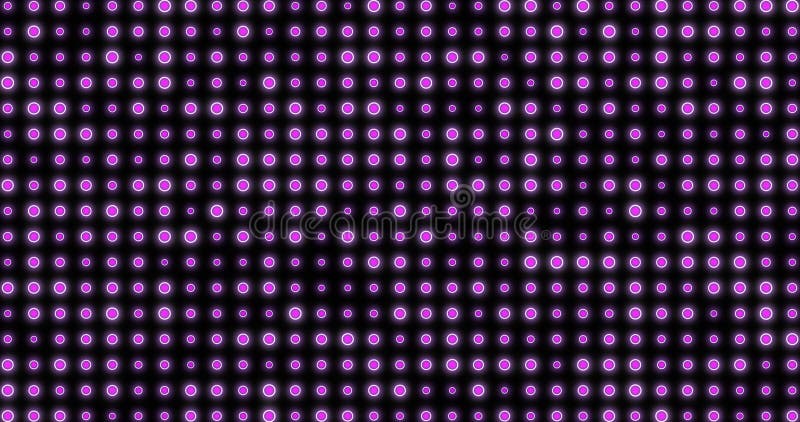 Animation of Changing Violet Dots on Black Background Stock Video ...