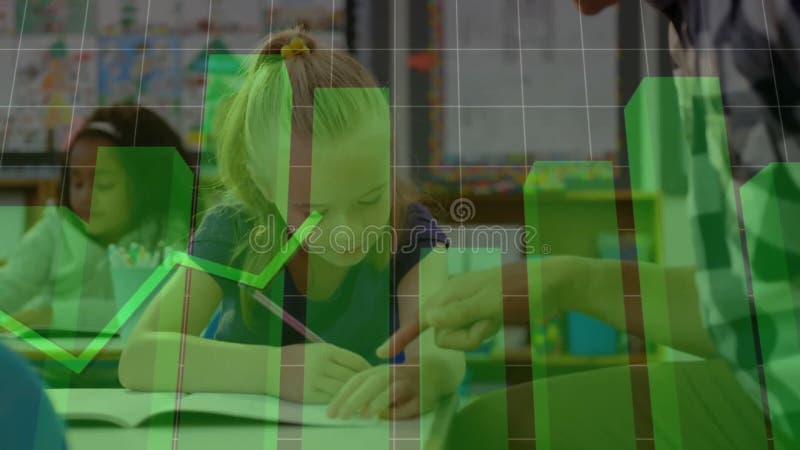 Animation of Charts Processing Data Over Diverse Male Teacher and ...