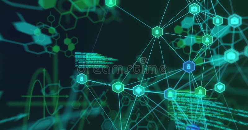 Animation of Chemical Formula with Connections and Data Processing on ...