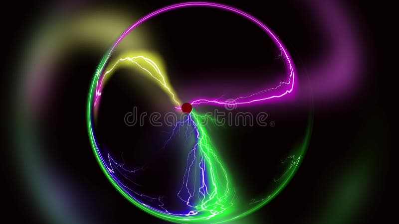 Animation of a Circular Fire Flash in the Middle. Stock Footage - Video ...