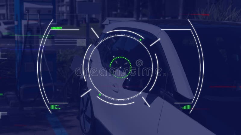 Animation of Circular Scanner Data Processing Over Hybrid Electric Car ...