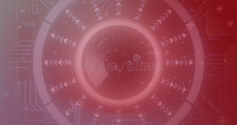 Animation of Circular Scanner Processing Over Motherboard Network on ...