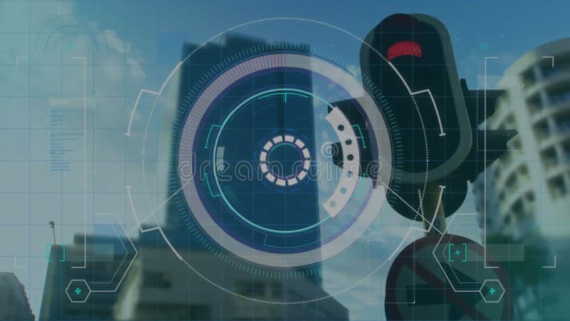 Animation of Circular Scanner Processing Over Traffic Lights and ...