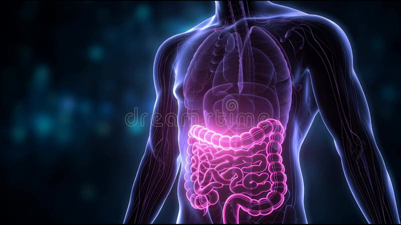 Explore the Human Digestive System through Animated Visuals Showing ...