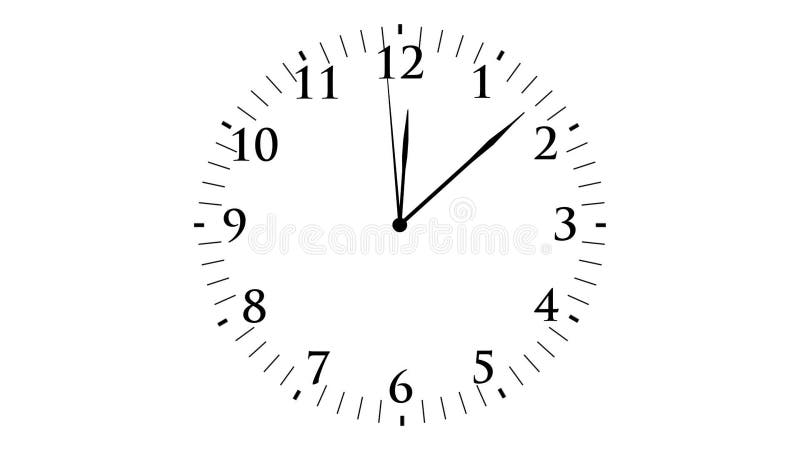 Animation of Clock Moving on Black Background Stock Footage - Video of ...