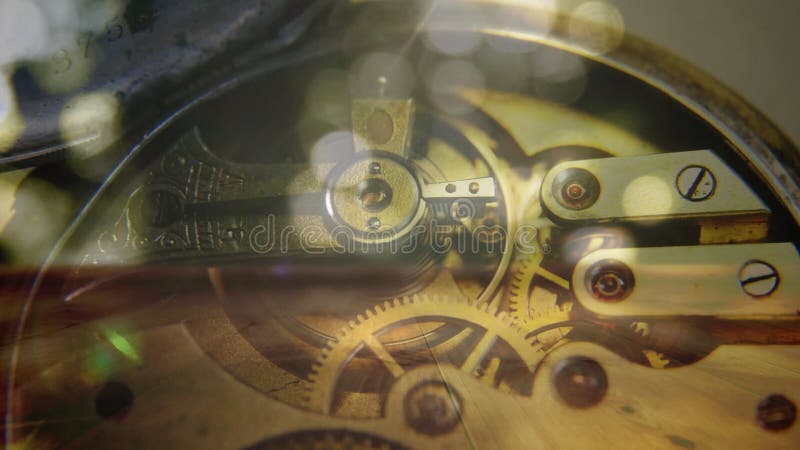 Cogs in a Clock Gear Mechanism Stock Footage - Video of motion ...
