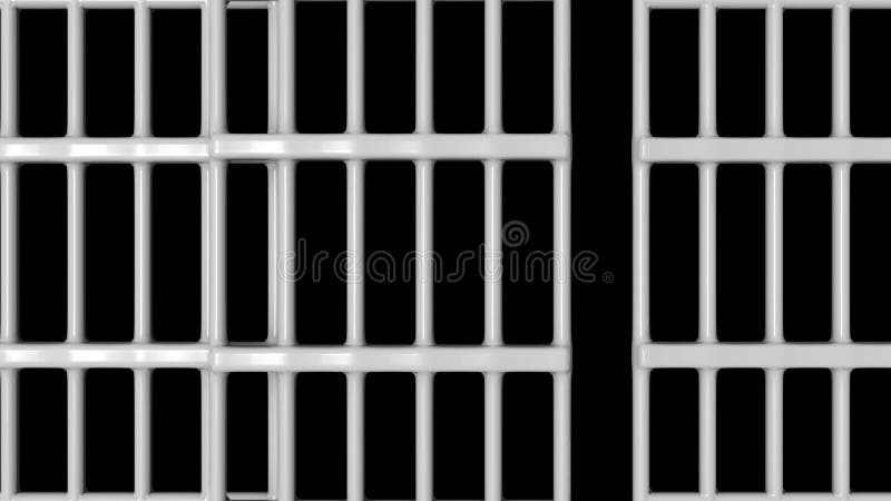 Animation of Closed Jail Bars Stock Footage - Video of inside, bang ...
