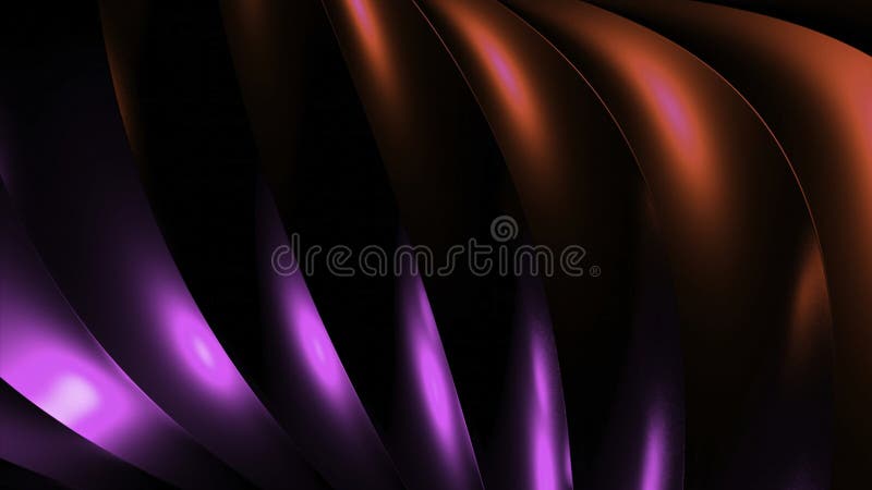 Animation of Colorful Curved Lines Moving in Tangle. Design. 3D Lines ...