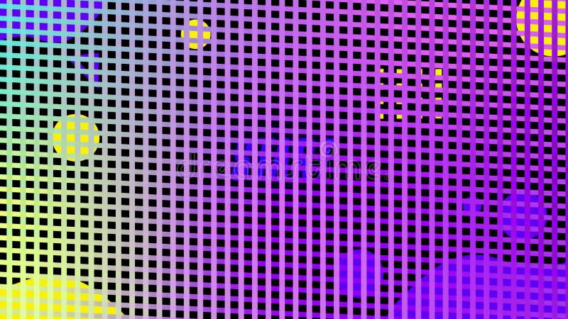 Animation of Colourful Net Over Shapes Moving Stock Footage - Video of ...