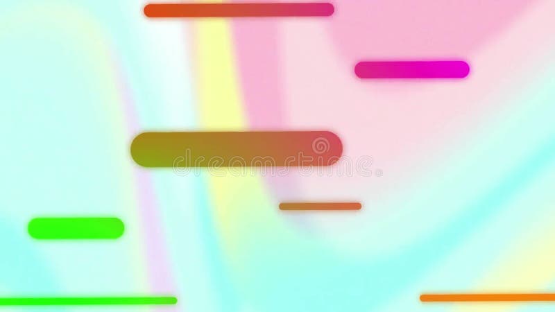 Animation of Colourful Shapes Moving on Colourful Background Stock ...