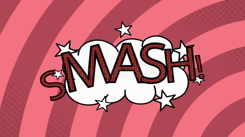 Animation of Comic 5 Options Text Over Multiple Comic Speech Bubbles ...