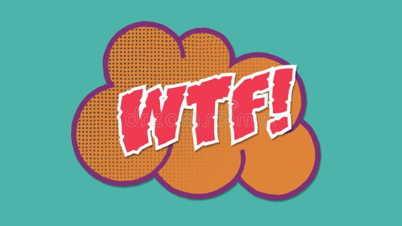 Animation of Comic 5 Options Text Over Multiple Comic Speech Bubbles ...