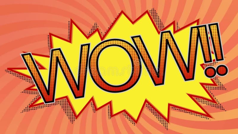 Animation of Comic 5 Options Text Over Multiple Comic Speech Bubbles ...