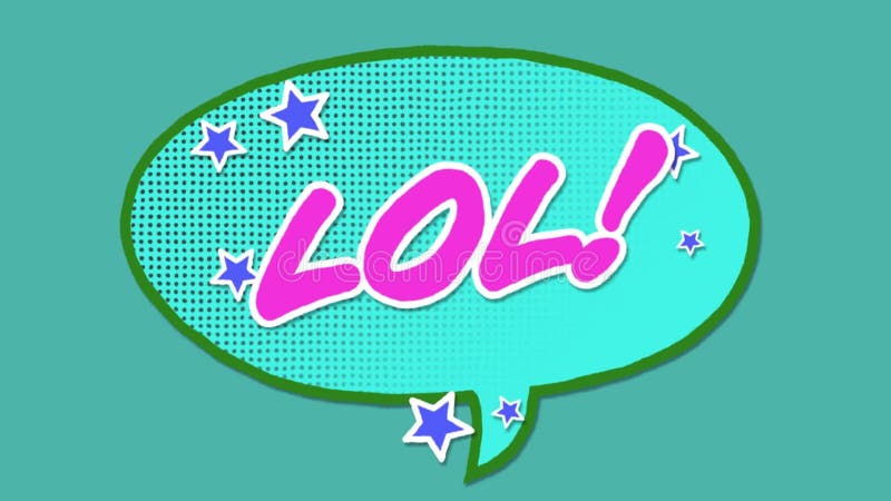 Animation of Comic 5 Options Text Over Multiple Comic Speech Bubbles ...