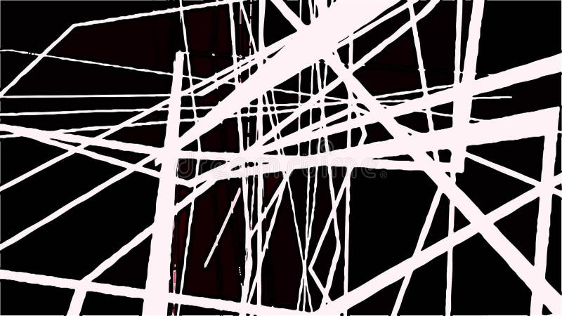 Animation in Comic Style - Abstract Motion Graphics on Black Background ...