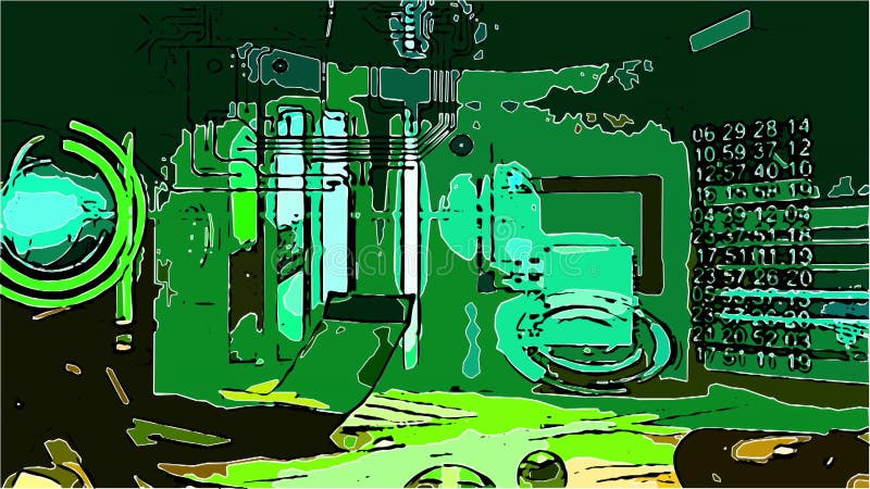 Animation in Comic Style - Space Lab Experiment Stock Video - Video of ...