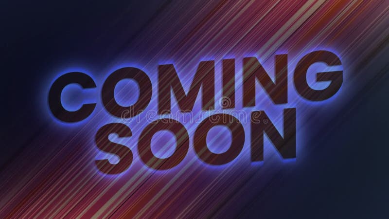Animation of Coming Soon Text Over Trails Stock Video - Video of ...
