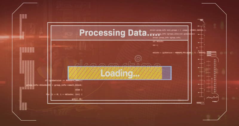 Animation Of Computer Data Processing Over Screen Stock Video Video Of Person Technology