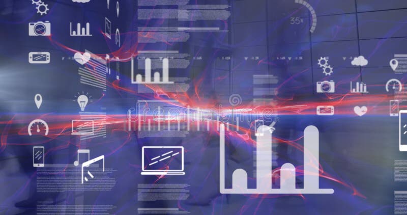 Animation of Computer Icons with Languages, Graphs, Trading Data and ... Animation of Computer Icons with Languages, Graphs, Trading Data and ...