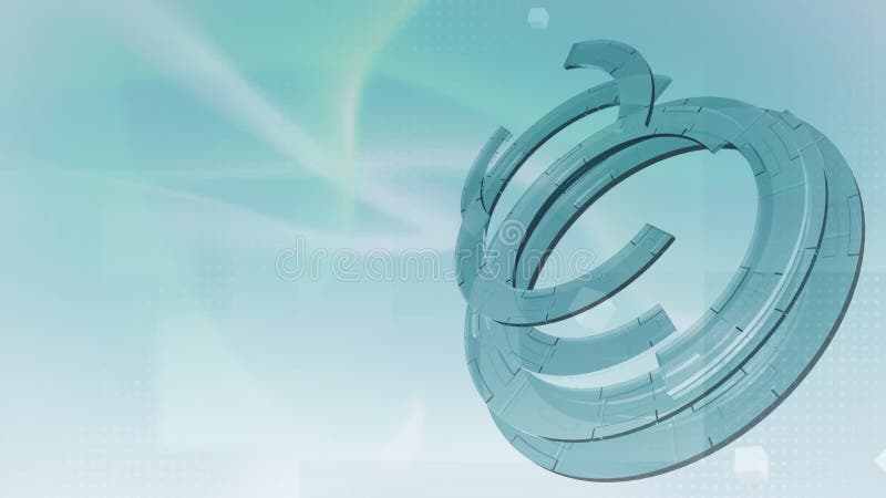 Concentric Rings Moving. Animation of Radio Wave, Radar or Sonar Stock ...