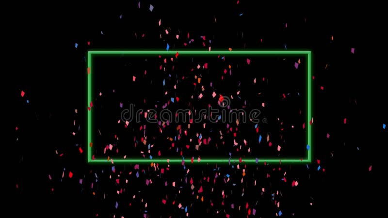 Animation of Confetti Falling Over Frame Stock Footage - Video of ... Animation of Confetti Falling Over Frame Stock Footage - Video of ...