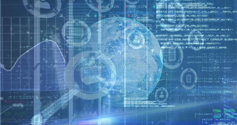 Animation of Connected Technological Icons with Moving Data and ...