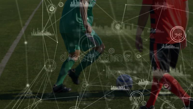 Animation of Connections and Data Processing Over Football Players ...