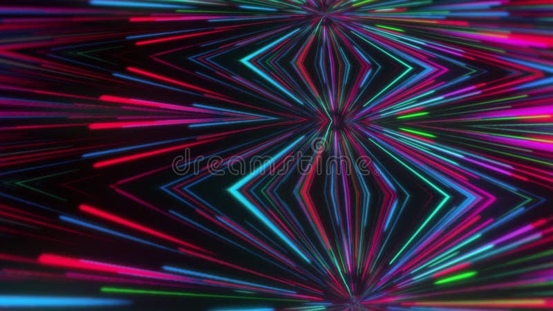 Animation of Cool Neon Shapes Stock Video - Video of moving, bright ...