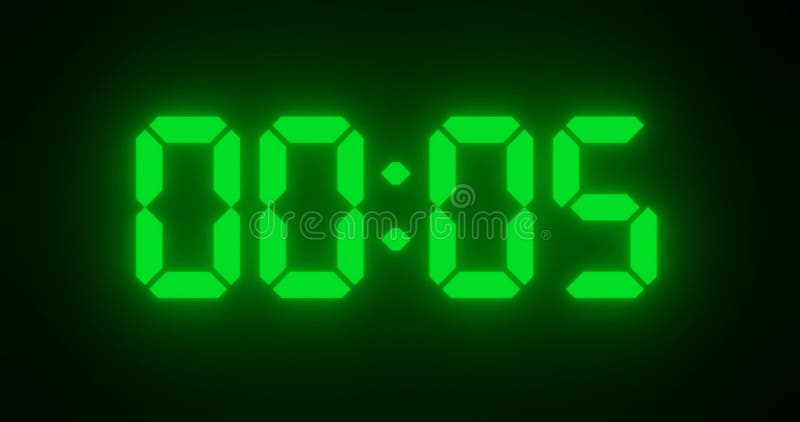 Animation Of Countdown Of Digital Display Timer Or Clock Stock Video Video Of Counter Dash