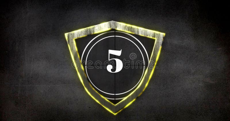 Animation of Shield, Padlock, Icons with Texts Over Letters, Numbers ...