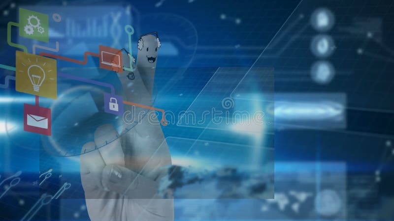 Animation of Crossed Fingers with Faces and Diverse Data on Digital ...