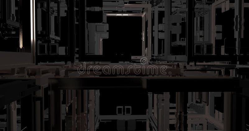 An Animation of Cubes Which Making a Solid Structure. Stock Footage ...