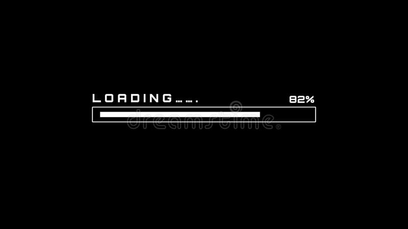 Cyberpunk Loading Bar Animation with Glitch Effect. Futuristic ... Cyberpunk Loading Bar Animation with Glitch Effect. Futuristic ...