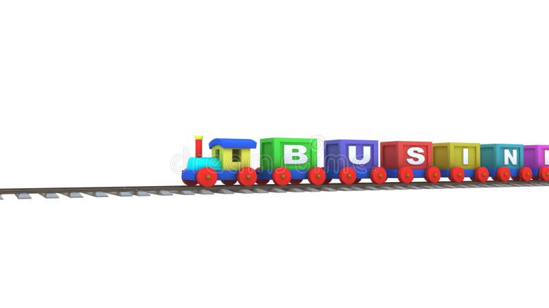 Animation of a 3d Train Carrying Business Letters Stock Footage - Video ...