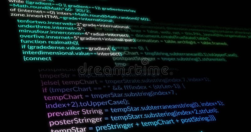 Animation of Data Processing on Black Background Stock Footage - Video of database, black: 285111780