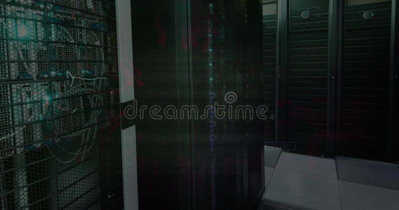 Animation of Data Processing and Computer Servers Stock Footage - Video ...