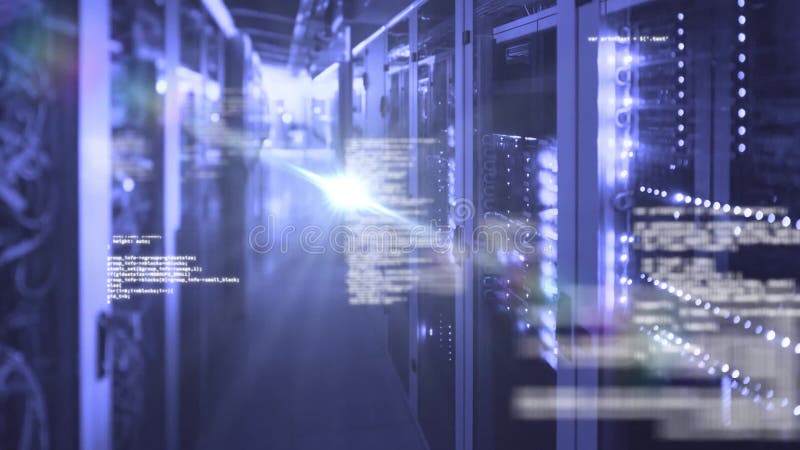 Computer Servers in a Server Room Stock Video - Video of change, idea ...