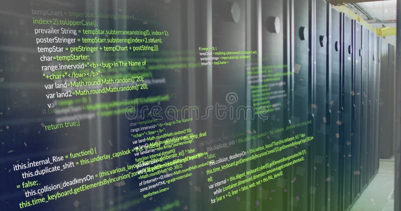 Animation of Data Processing Over Computer Servers Stock Video - Video ...